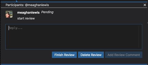 not clear on how to finish review from pending review comment · issue