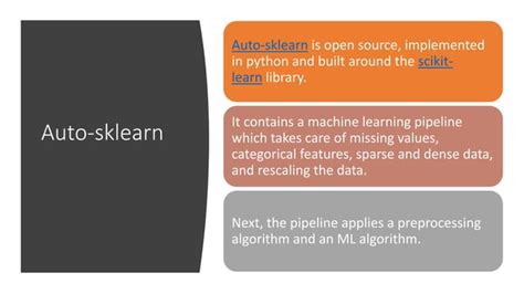 Automated Machine Learning Auto Ml Pptx