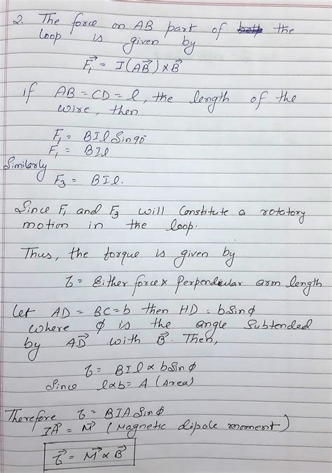 Students Corner Current Loop In Magnetic Field