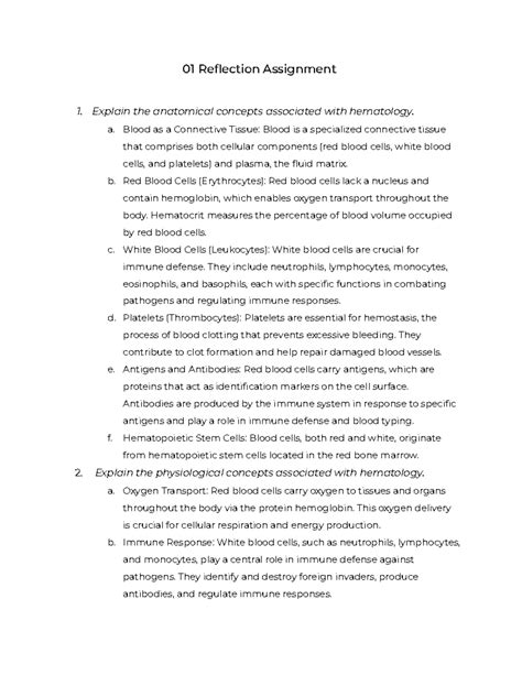 Module 1 Reflection Assignment 01 Reflection Assignment 1 Explain