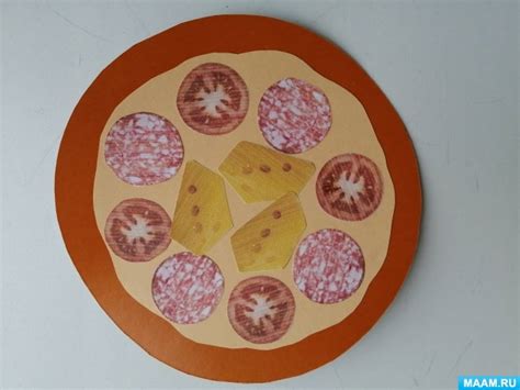 Конспект занятия по аппликации в средней группе «Вкусная пицца 6 фото Воспитателям детских