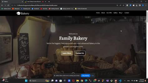 Amr Atef On Linkedin Bakery Website Using Html Css Bootstrap
