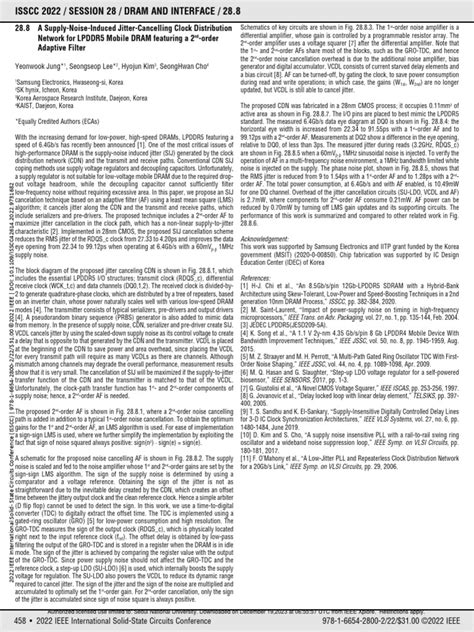 a supply noise induced jitter cancelling clock distribution network for