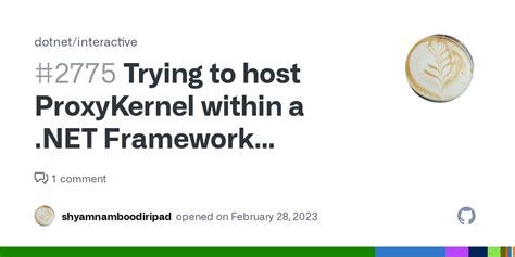Trying To Host Proxykernel Within A Net Framework Assembly Results In An