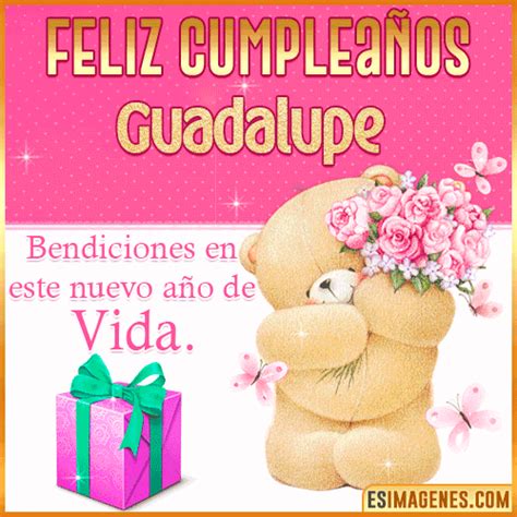 【º‿º】 Feliz Cumpleaños Guadalupe【 ️】32 Tarjetas y GIF