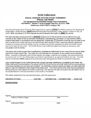 Offset Agreement Template