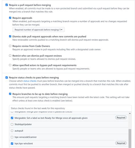 The Mergeable Does Not Merge The Branch Under Branch Protection Rule · Issue 656 · Mergeability