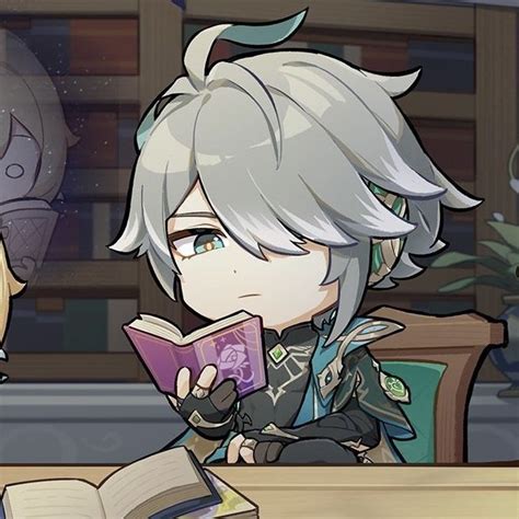 Alhaitham Chibi Anime Chibi Fan Art