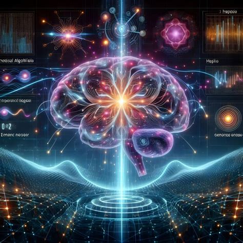 A Diagram Of A Brain Genetic Algorithms Telekinesis Holographic Colors Premium Ai Generated Image