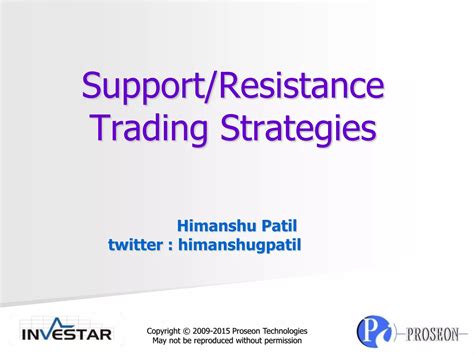 Support Resistance Trading Strategies Pptx