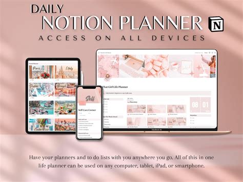 Plr Notion Template 2024 Aesthetic Planner Daily Notion Planner