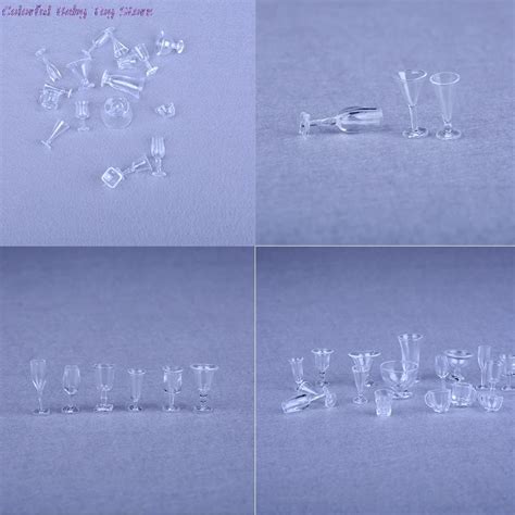 미니 인형 집 미니어처 음료 아이스크림 컵 세트 모델에 맞는 장난감 인형 액세서리 도매 가상 놀이 17 개세트주방 장난감 Aliexpress