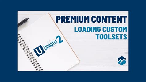 Loading Custom Toolsets UChapter