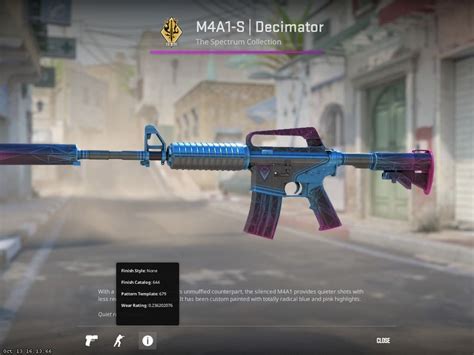 M4a1 S Decimator Counterstrike Cs2 Csgo Video Gaming Gaming