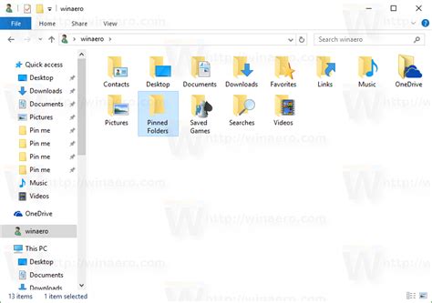 Rename Quick Access Pinned Folders In Windows 10