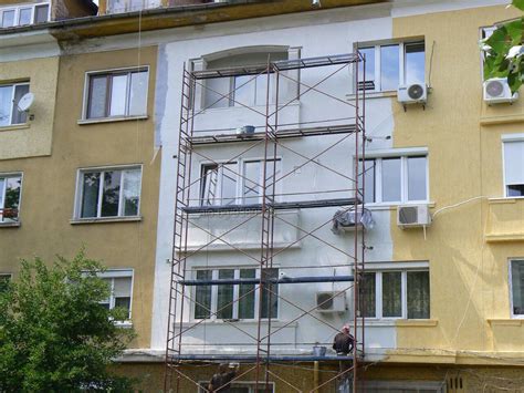 Саниране и поставяне на външна топлоизолация чрез алпинисти Изолации