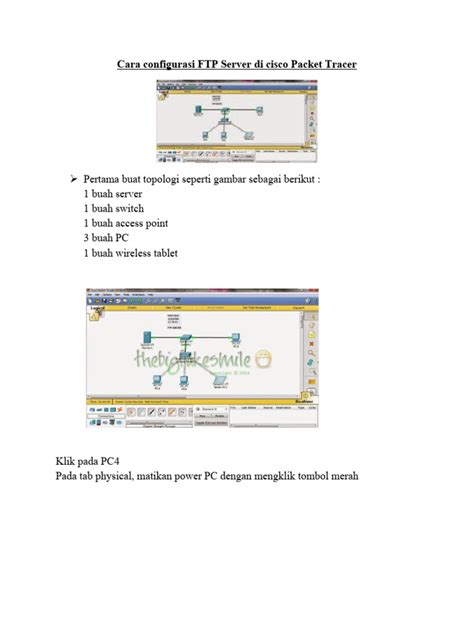 Cara Configurasi Ftp Server Di Cisco Packet Tracer Pdf