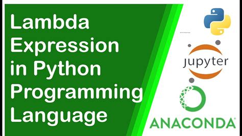 Lambda Expression In Python Youtube