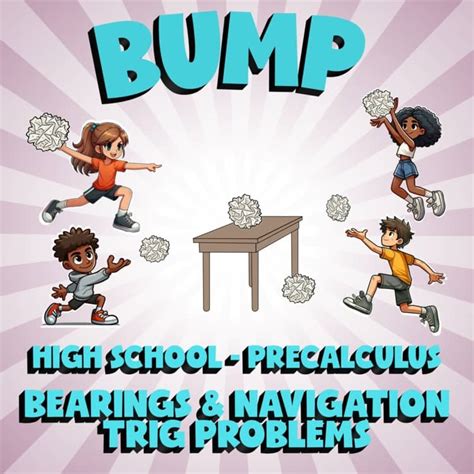 Bearings And Navigation Trig Problems Bump Math Game No Prep Precalculus Review