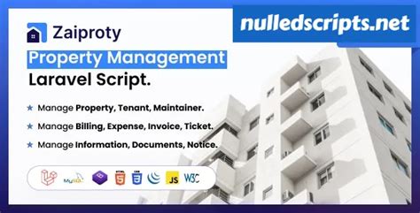 nulled scripts zaiproty v2 2 property management laravel script nulled