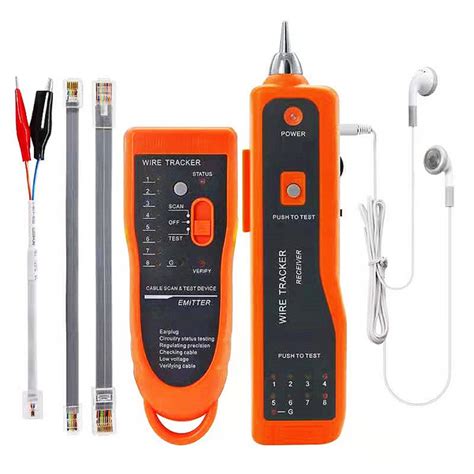 Wire Tracker Network Cable Tester Rj45 Rj11 Lan Detector Line Finder Cable Tracker Diagnose Tone