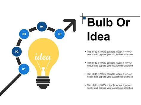 Bulb Or Idea Ppt Infographic Template Example PowerPoint Slide Clipart Example Of Great PPT