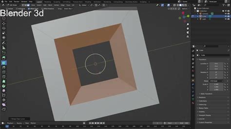 два способа Как вырезать дырку в Blender 3d Youtube