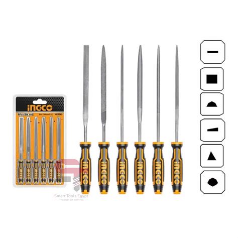 Ingco File Set 6 Pcs Hktf63 Smart Tools Egypt