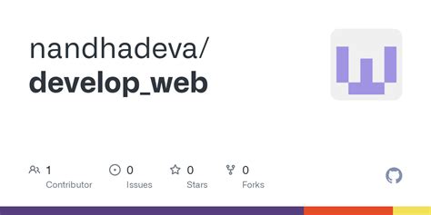 Github Nandhadevadevelopweb