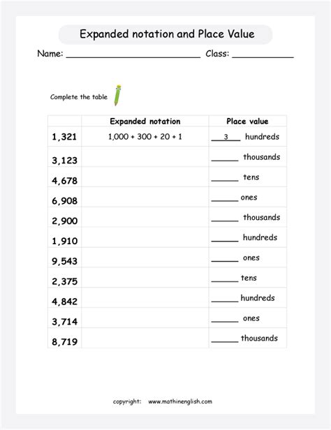 Grade 5 Maths Expanded Notation