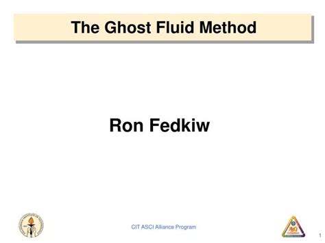 Ppt The Ghost Fluid Method Powerpoint Presentation Free Download