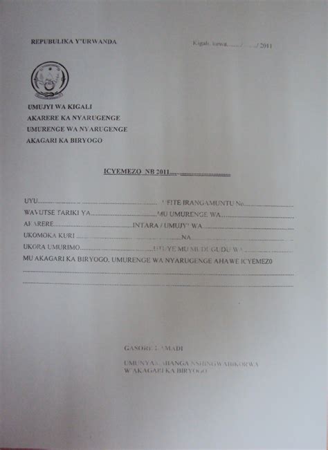 Business Procedures In Rwanda