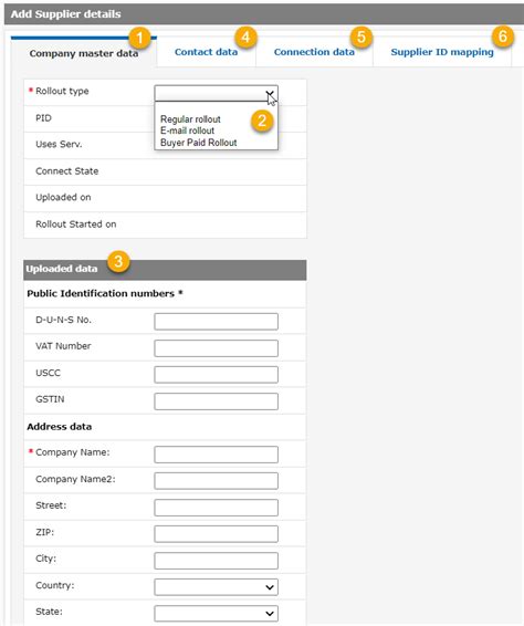 Manual Data Entry SupplyOn Support Center