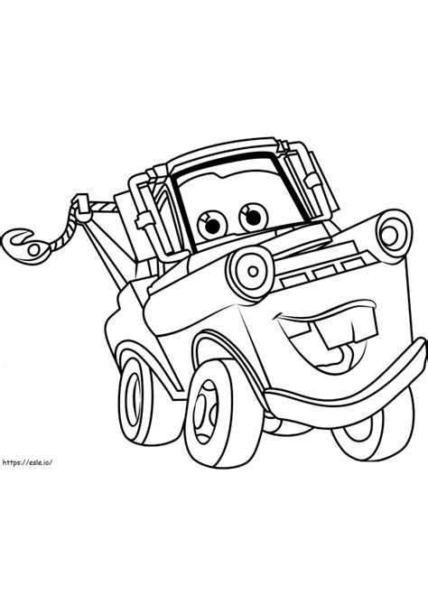 Tow Mator Coloring Pages 2025