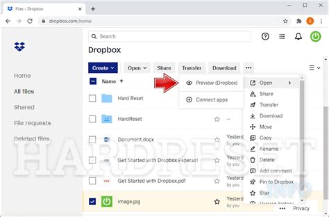How To Preview File On Dropbox How To HardReset Info