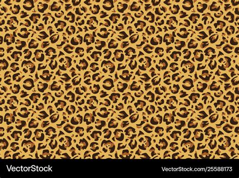 Leopard Seamless Print Cheetah Jaguar Exotic Vector Image