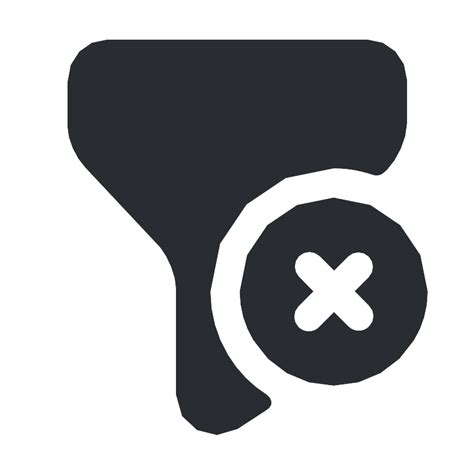 Filter Remove Vector Svg Icon Svg Repo