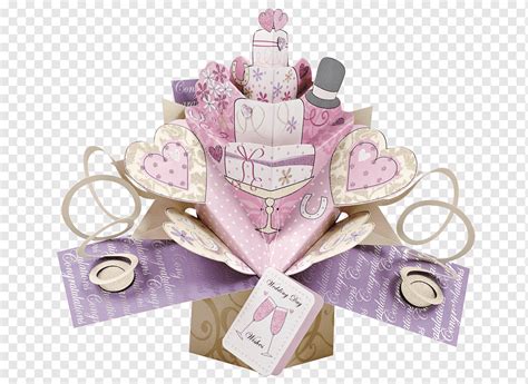 청첩장 웨딩 케이크 인사말 및 메모 카드 팝업 책 웨딩 케이크 자 소원 혼례 Png Pngwing