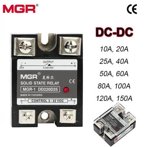 60a 80a 100a Solid State Relays 24v Dc Output 3 32v Dc To 5 220v Dc Solid State Relay Module