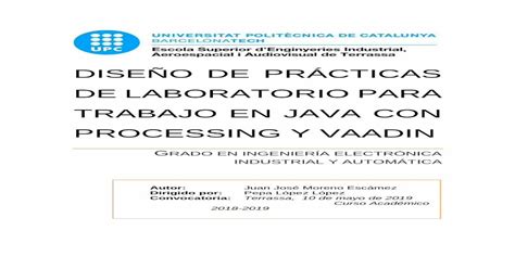 DiseÑo De PrÁcticas De Laboratorio Para Trabajo En Java Pdf