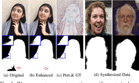 Figure 1 From Self Supervised Matting Specific Portrait Enhancement And