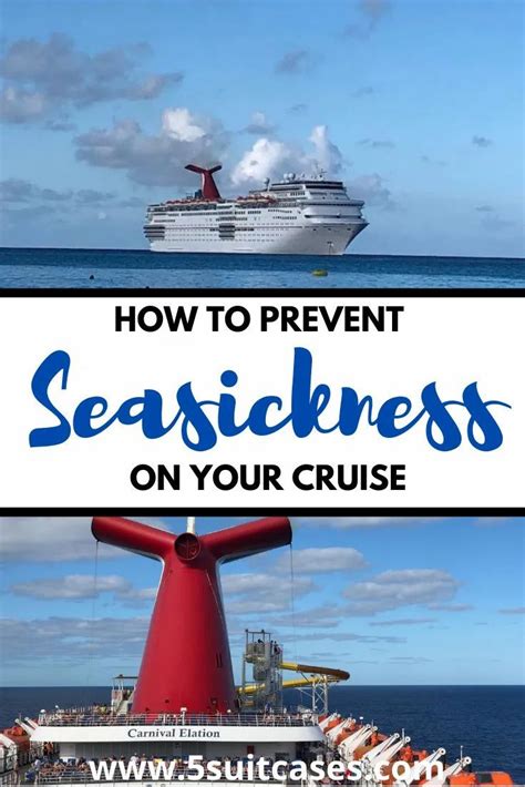 How to prevent sea sickness on your cruise 5 suitcases – Artofit