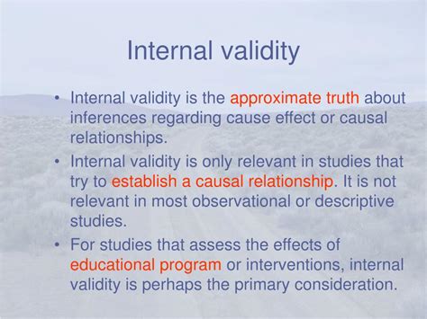 PPT External Validity PowerPoint Presentation Free Download ID