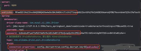 springboot配置 druid 数据源及密码加密 知乎