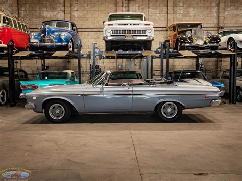1963 Plymouth Fury Custom 505 Ci V8 Convertible Stock 47038 For