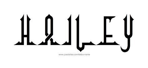 Hailey Name Tattoo Designs