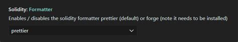 Is There A Document Formatter Extension For Solidity Files Within