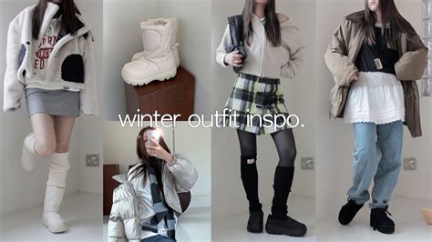 Lookbook ᝬ 쿨하고 따숩게⛸ 한끗차이 겨울코디 Tip🪧흔하지 않게 포근한 겨울 아이템 추천 실패없는 패딩부츠