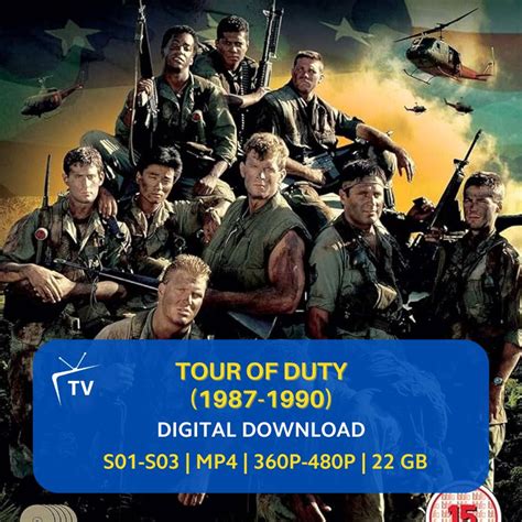 Tour Of Duty 1987 Tv Series 80s Vietnam War Drama Digital Download