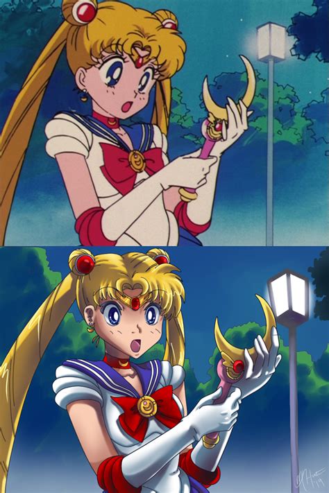 Sailor Moon Screencap Redraw By Cosmickalamari On Deviantart